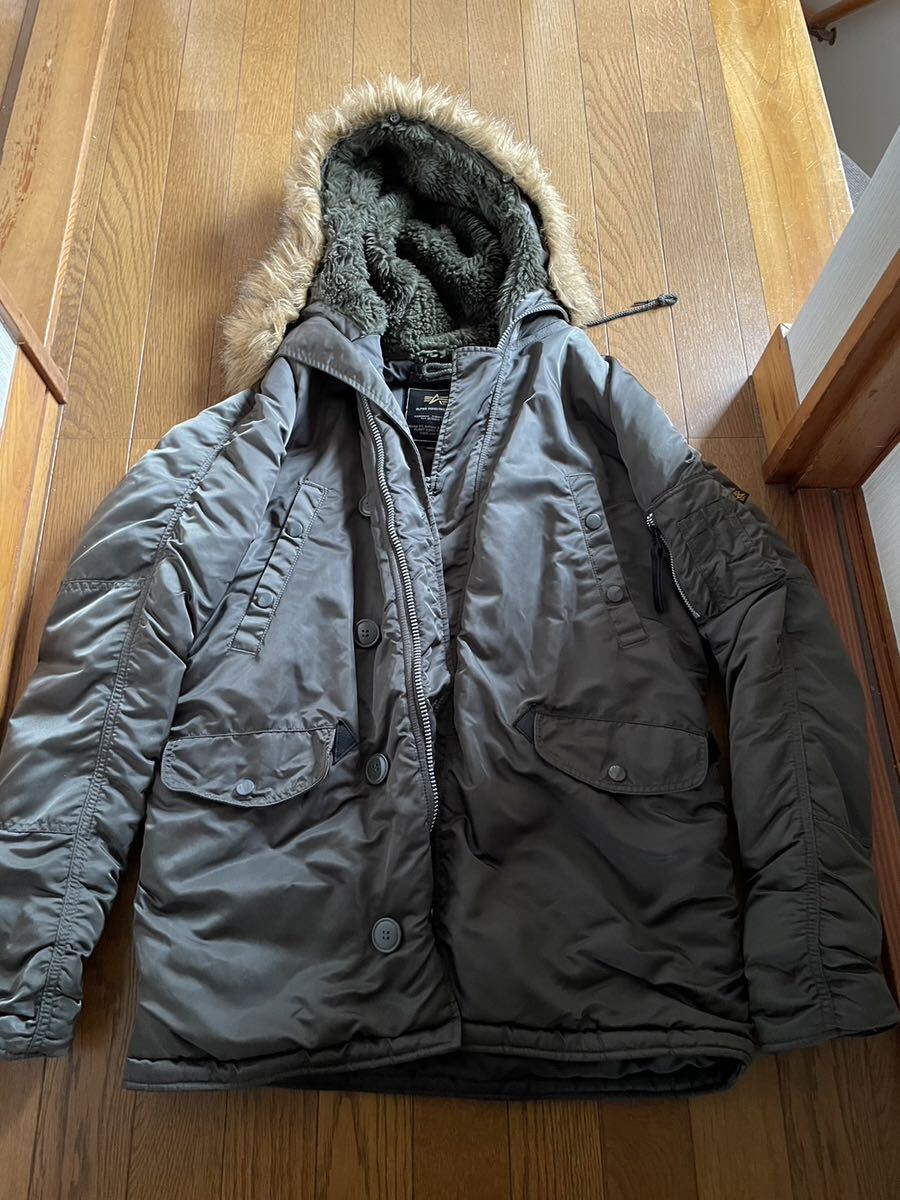 Yahoo!オークション - ALPHA製 フライトジャケット N-3B Mサイズ