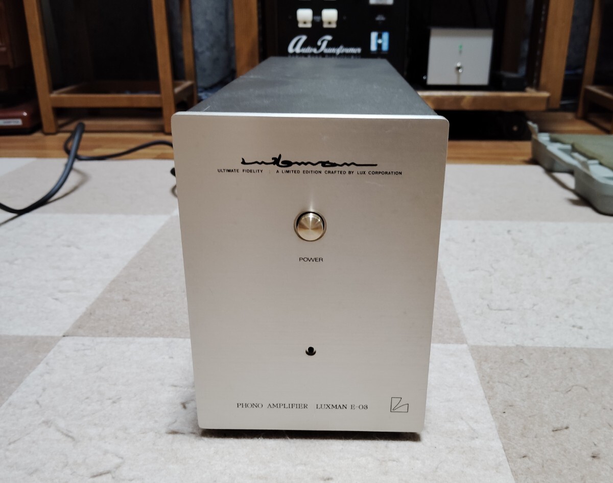 Yahoo!オークション - LUXMAN E-03 PHONO AMPLIFIER MC/MM両対応内部独...