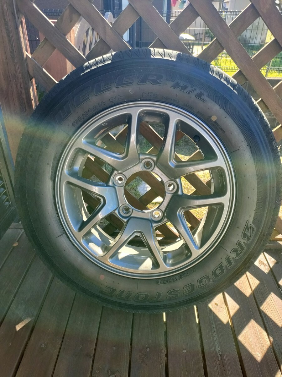 Yahoo!オークション - ジムニーJB64純正タイヤ&アルミ1本