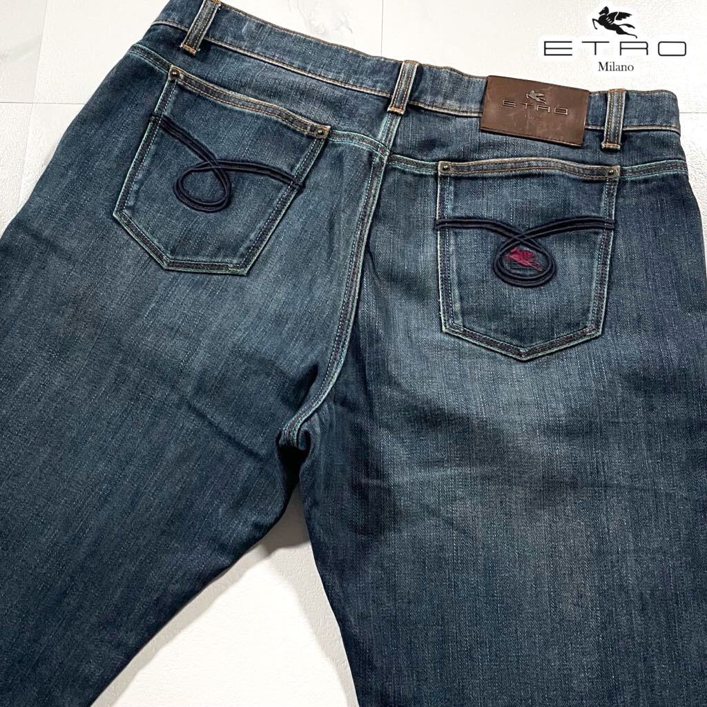 Yahoo!オークション - 極美品/3Lサイズ 最高級 エトロ ETRO デニムジー...