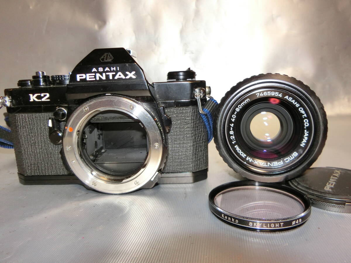 Yahoo!オークション - PENTAX K2（黒)＋レンズ ジャンク