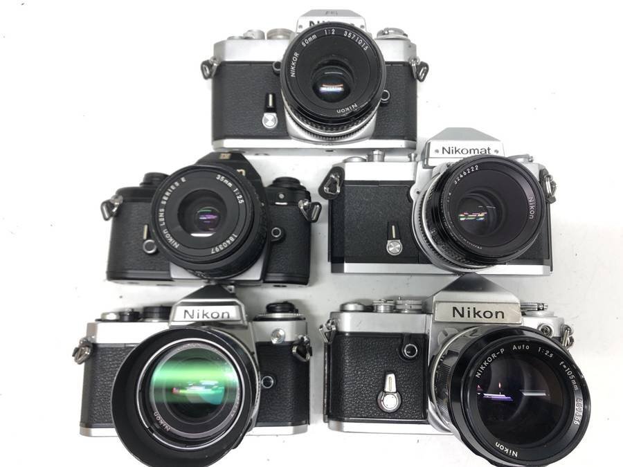 Yahoo!オークション - Nikon MF一眼レフ 計5点セット まとめ売り ジャ...