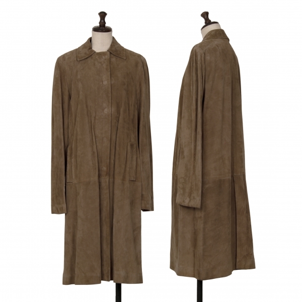 Yahoo!オークション - ラムhLam スウェードスナップボタンステンカラー...