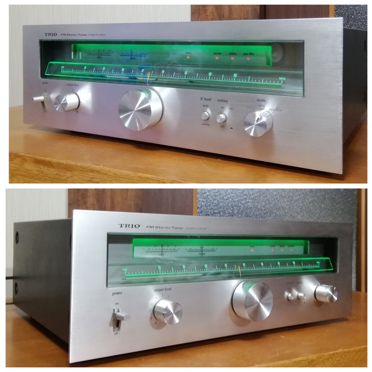 Yahoo!オークション - TRIO【KT-8000】 FM7連バリコンチューナー メン...