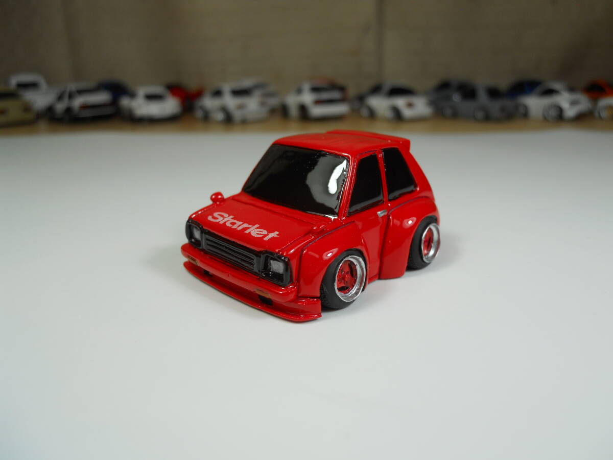 Yahoo!オークション - カスタムミニカー トヨタ スターレット KP61 TRD...