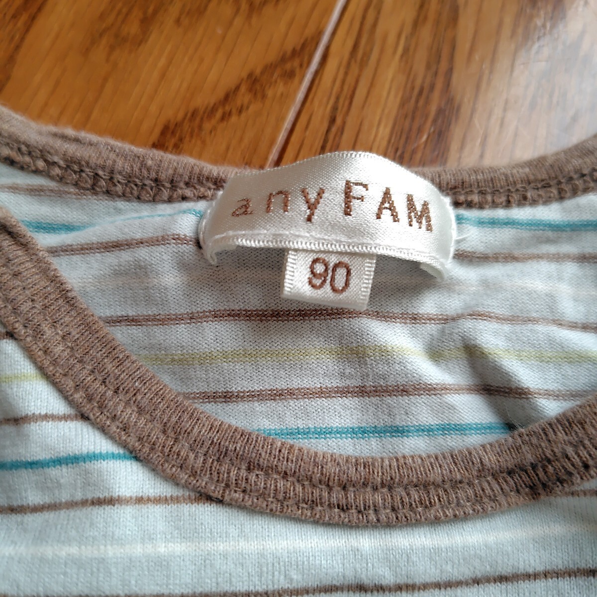 Yahoo!オークション - 【USED】anyFAM エニィファム 長袖シャツ 長袖カ...