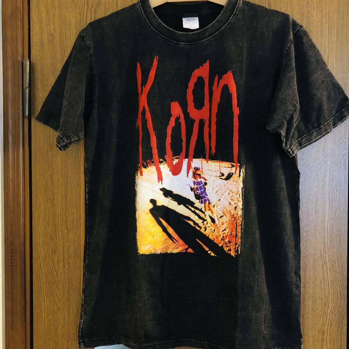 Yahoo!オークション - コーン KORN L バンドTシャツ ロックTシャツ ブ...