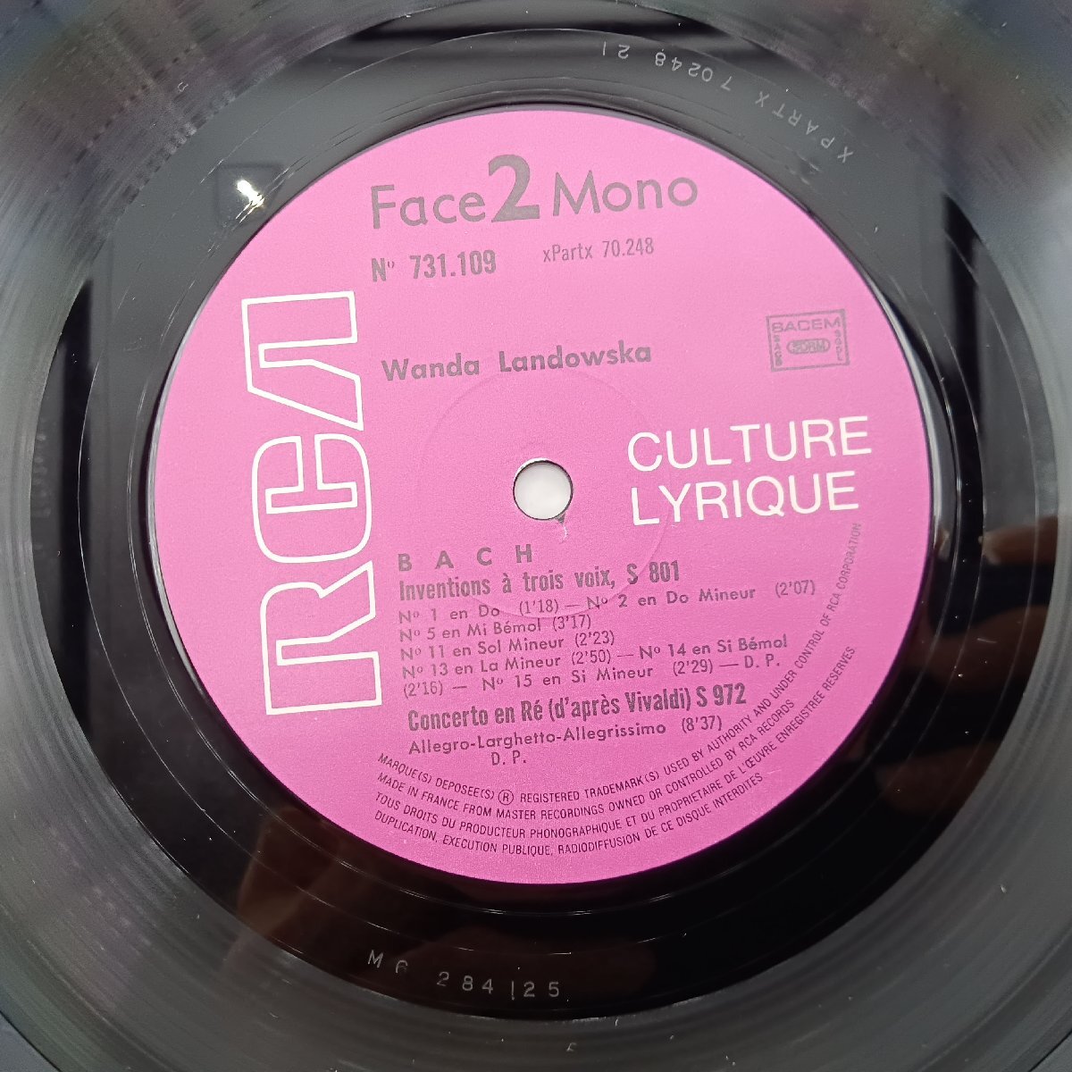 Yahoo!オークション - 仏盤 ランドフスカ/バッハ・リサイタル VOL.2