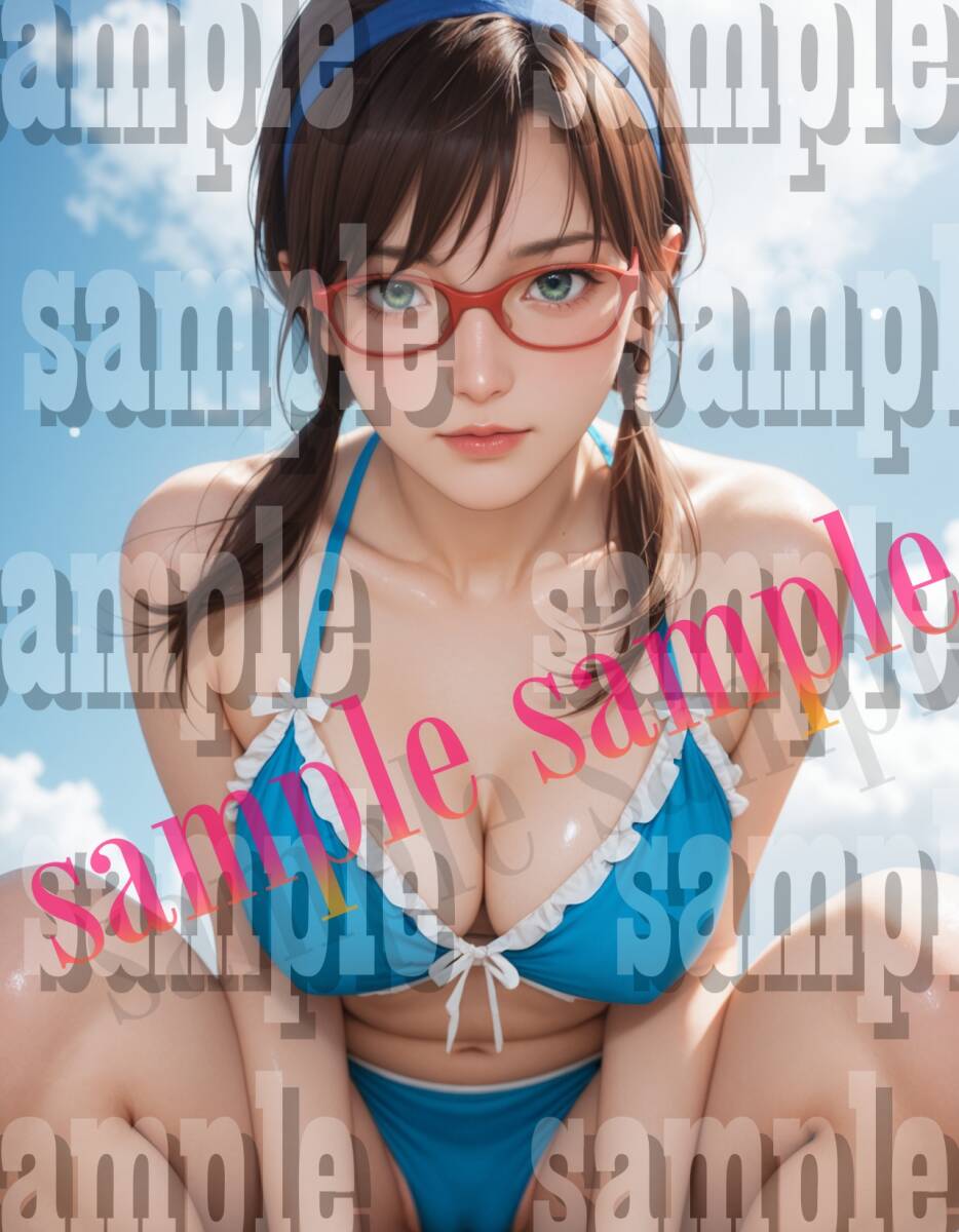 Yahoo!オークション - A4 ポスター イラスト 真希波・マリ・イラストリ...