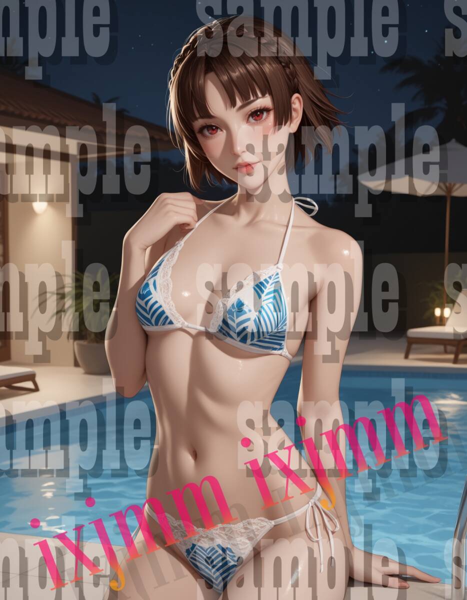 Yahoo!オークション - A4 ポスター イラスト 一点物 高画質 ファンアー...