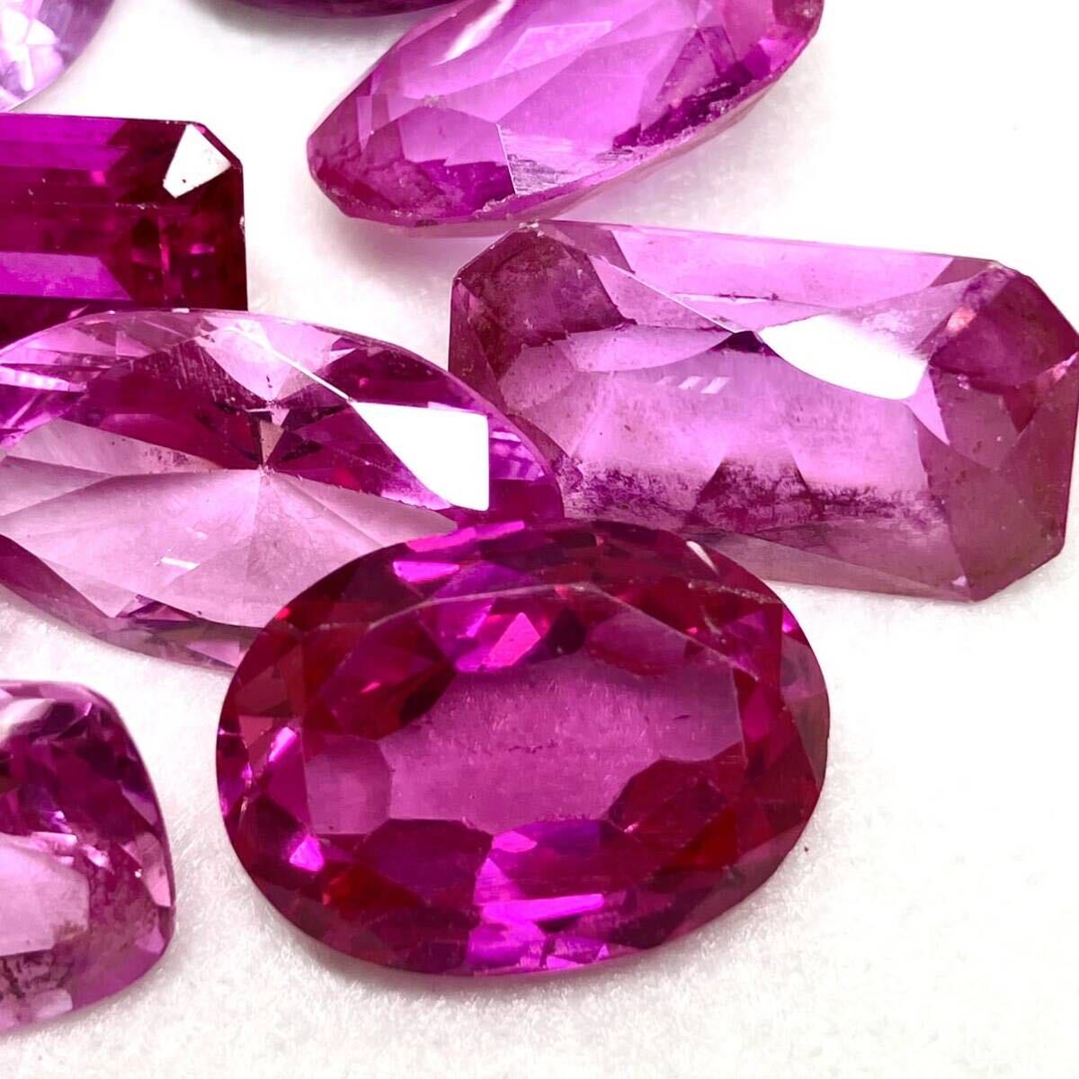 Yahoo!オークション - 合成サファイアおまとめ108.5ct s約21.7g ルー...