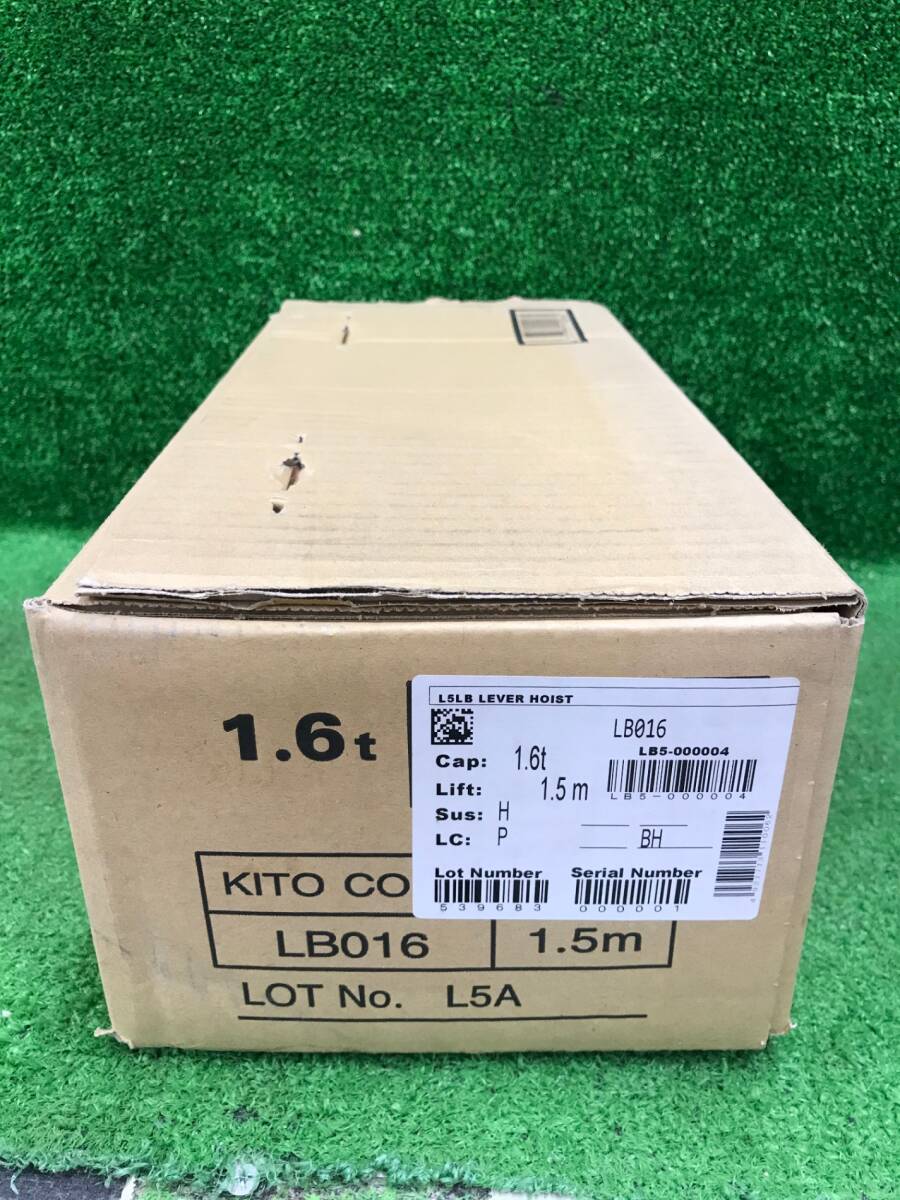 Yahoo!オークション - 【未使用品】 KITO(キトー) 1.6tレバーブロック ...