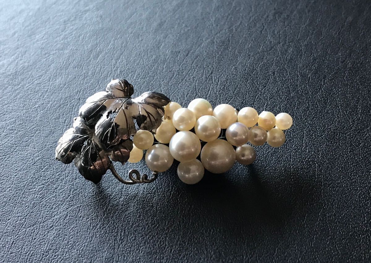 金工細工 真珠 葡萄 帯留 アンティーク SPM刻印あり 和装小物(帯留め)｜売買されたオークション情報、yahooの商品情報をアーカイブ公開 - オークファン（aucfan.com）
