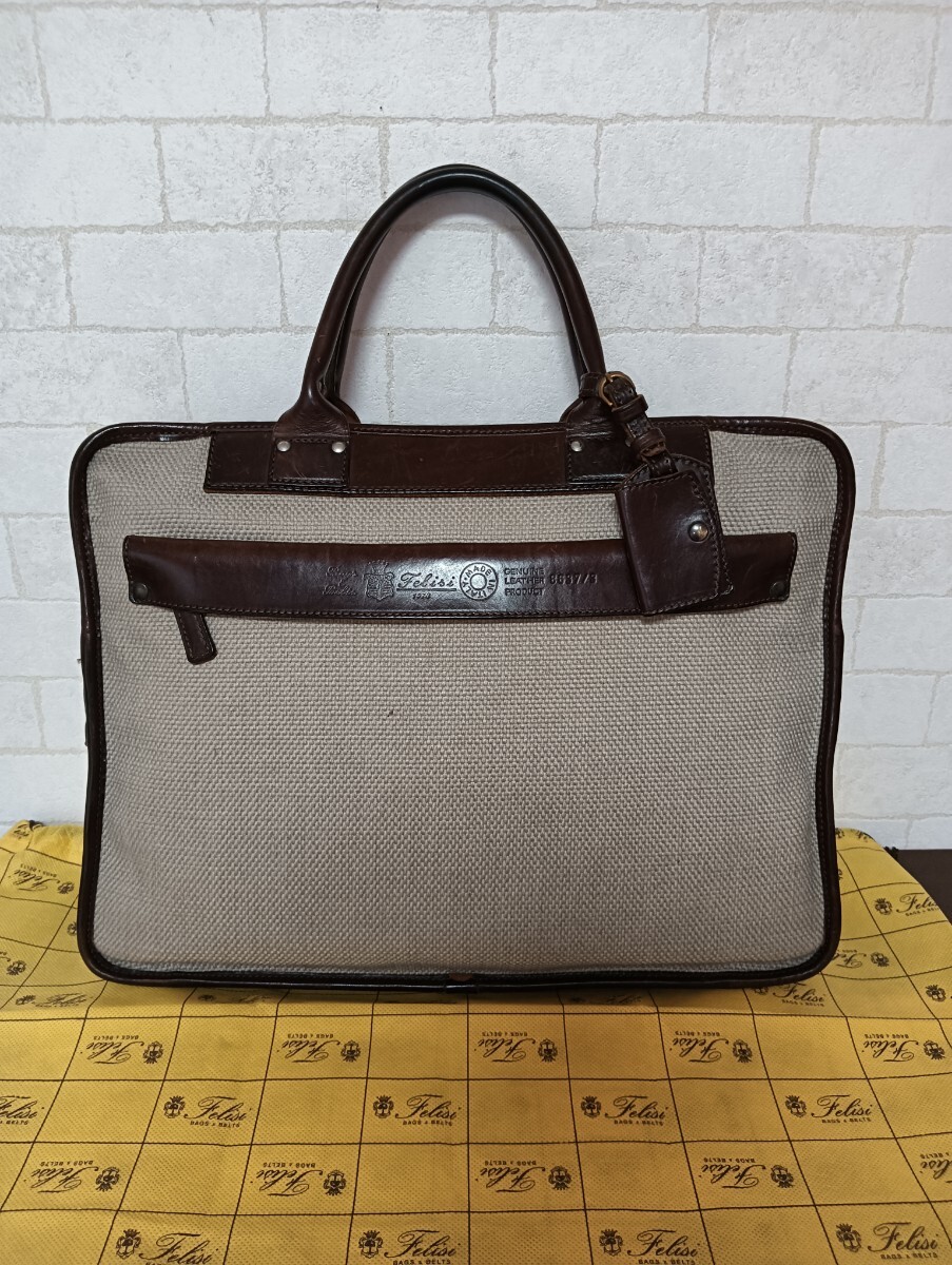 Yahoo!オークション - 美品 レアモデル Felisi 8637/3 ブリーフケース ...