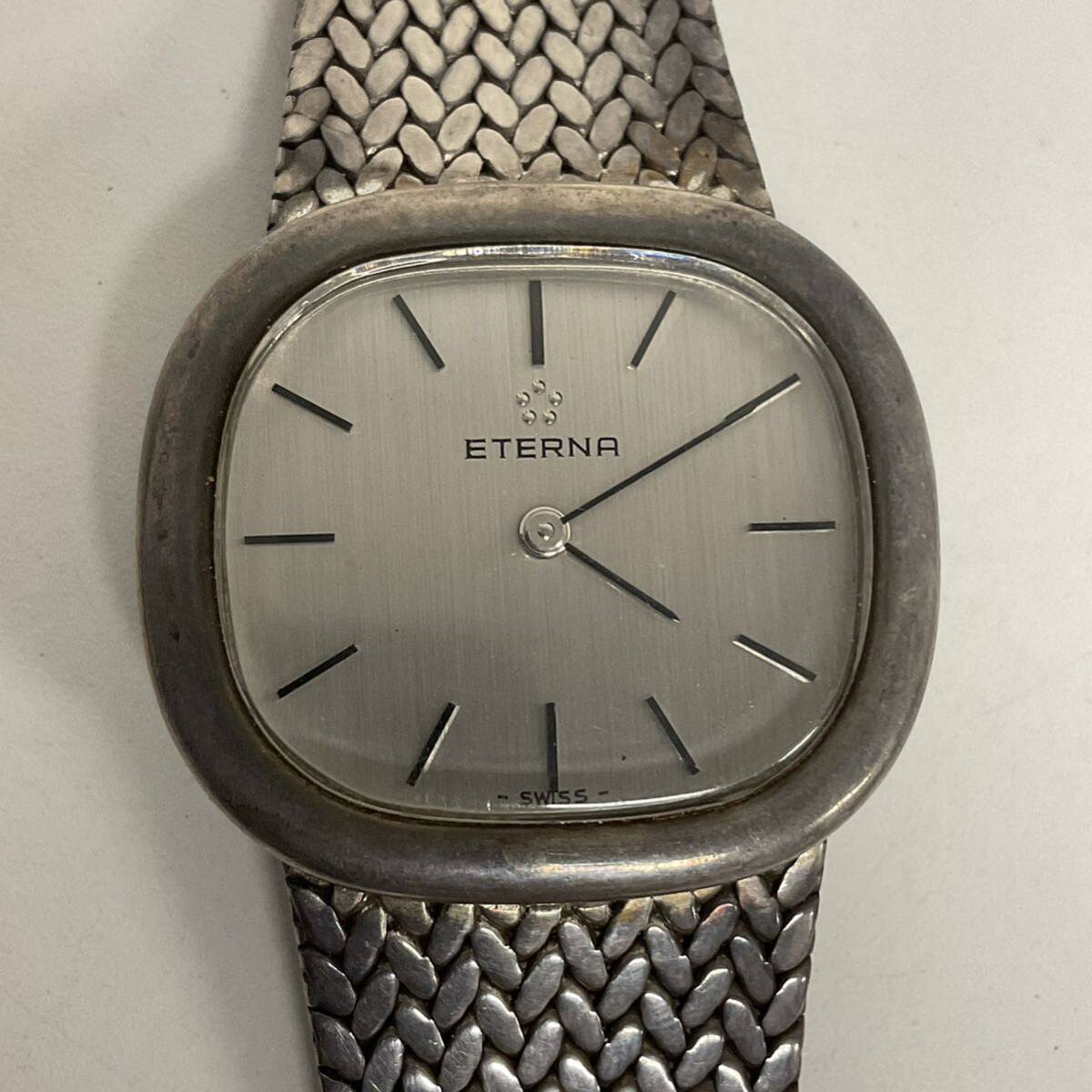 営FU818-60 ETERNA／エテルナ N 0.800 847 4037 58 シルバー 手巻き 腕時計 総重量60.53g 稼働品(エテルナ)｜売買されたオークション情報、yahooの ...