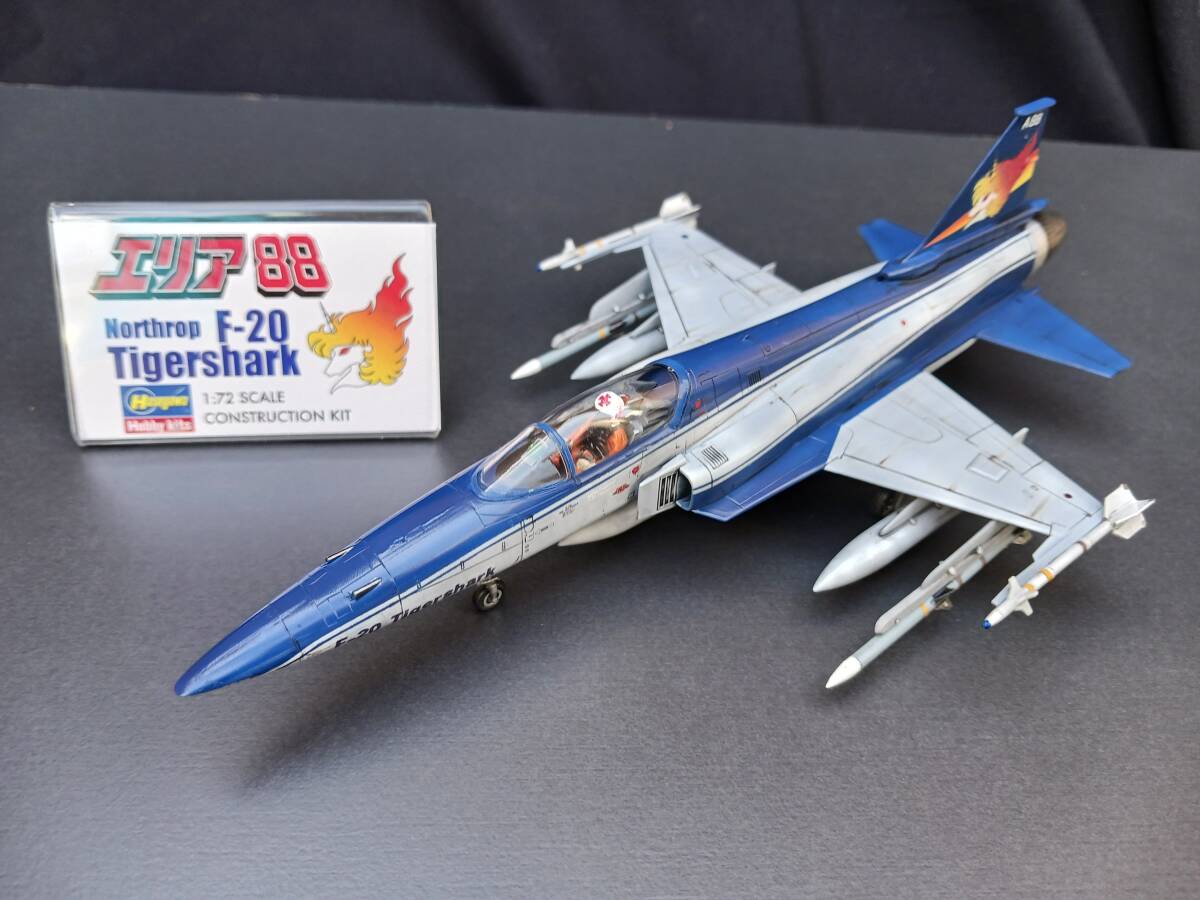 Yahoo!オークション - 1/72 「エリア88」F-20タイガーシャーク “風間 ...