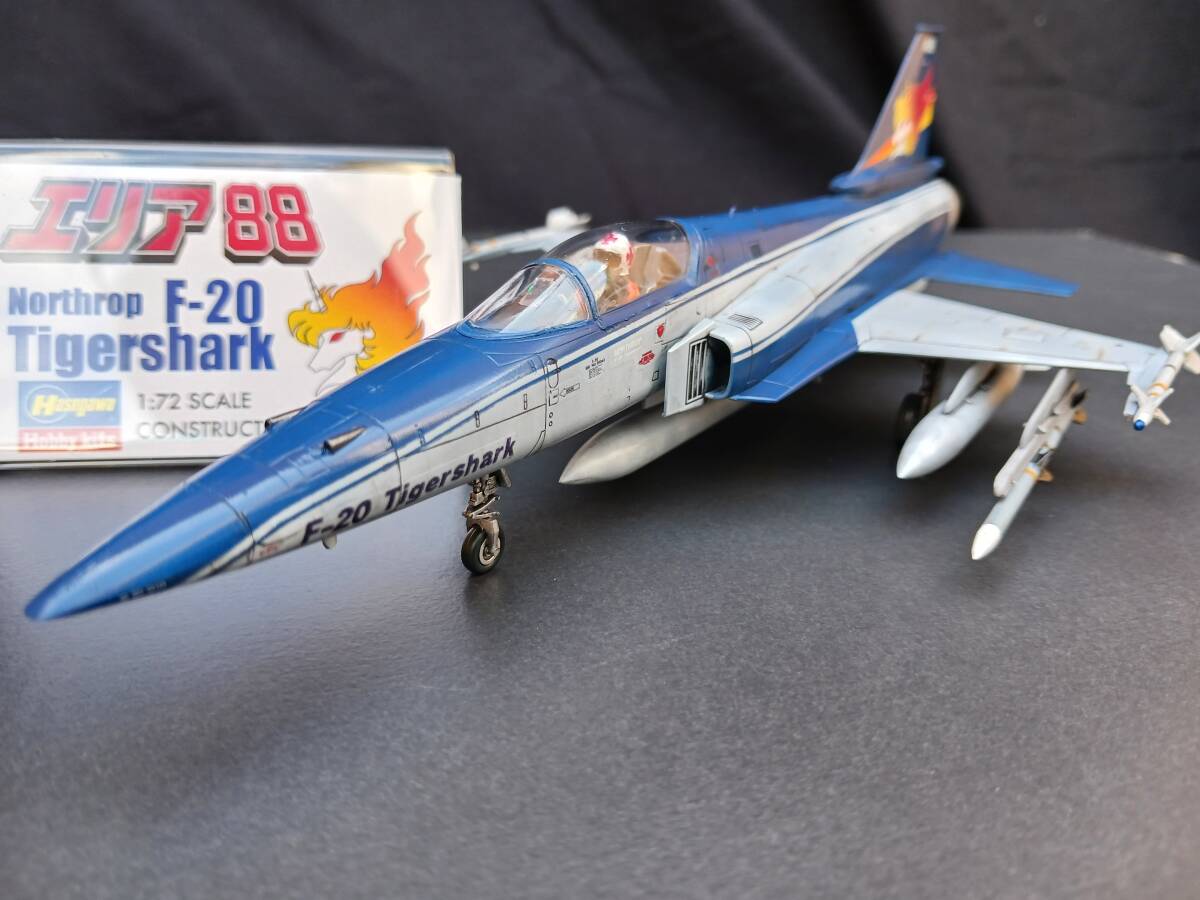 Yahoo!オークション - 1/72 「エリア88」F-20タイガーシャーク “風間 ...