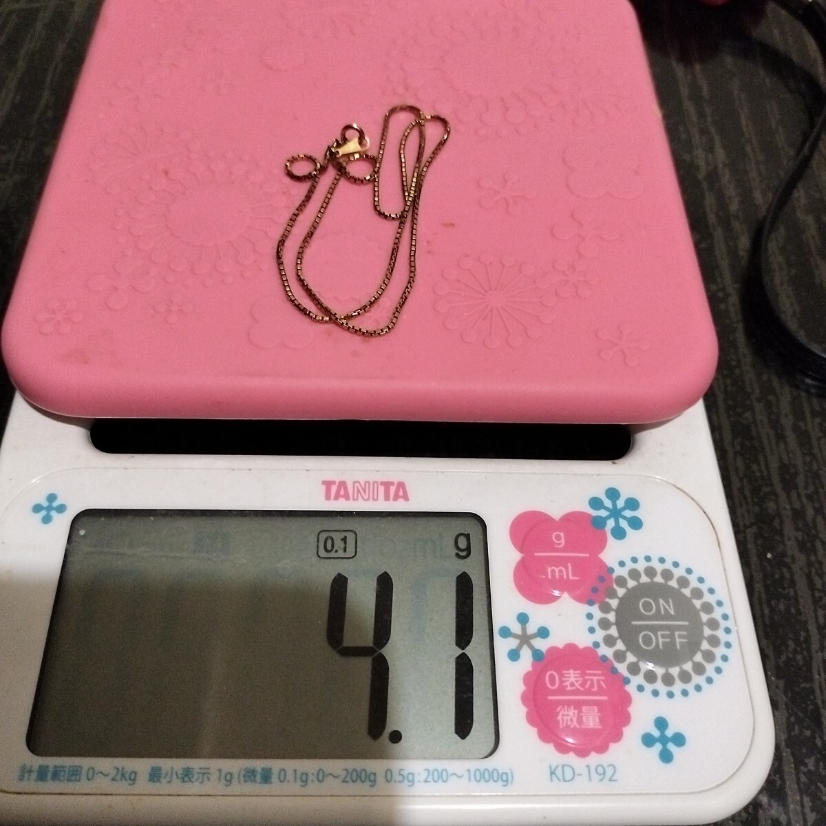 Yahoo!オークション - [K18] ベネチアンチェーンネックレス 38センチ