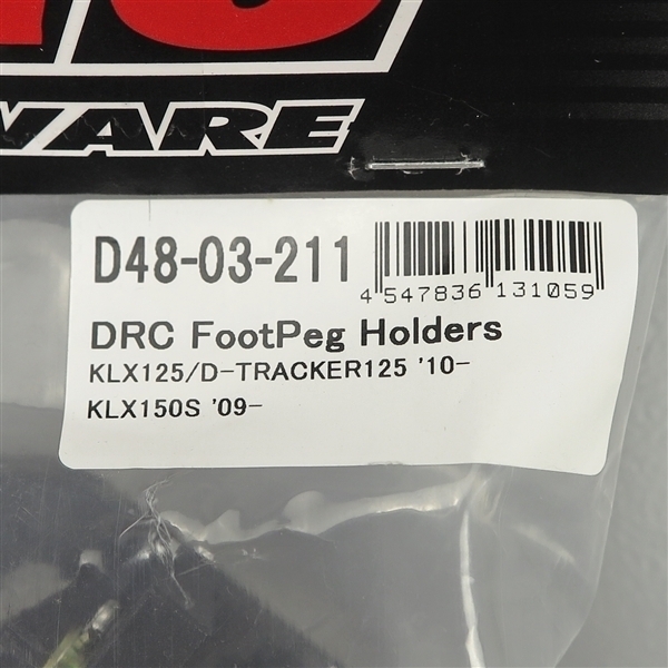 Yahoo!オークション - Dトラッカー125/KLX125 DRC フットペグホルダー...