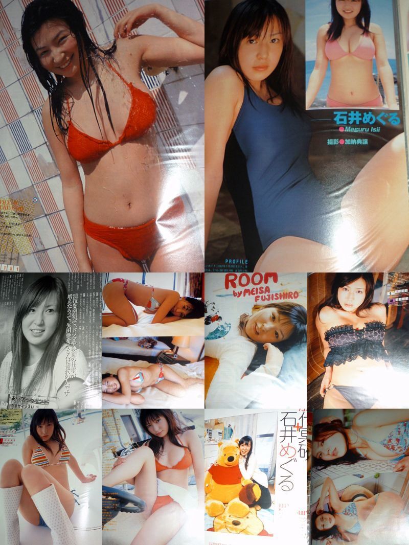 Yahoo!オークション - ③ 《 石井めぐる（B85^Fカップ）→雑誌切抜 ...