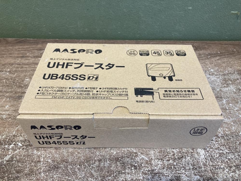 Yahoo!オークション - 021 未使用品 MASPRO UHFブースター UB45SS