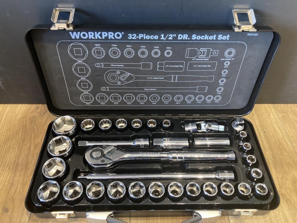 Yahoo!オークション - 008 おすすめ商品 WORKPRO ソケットレンチセット...