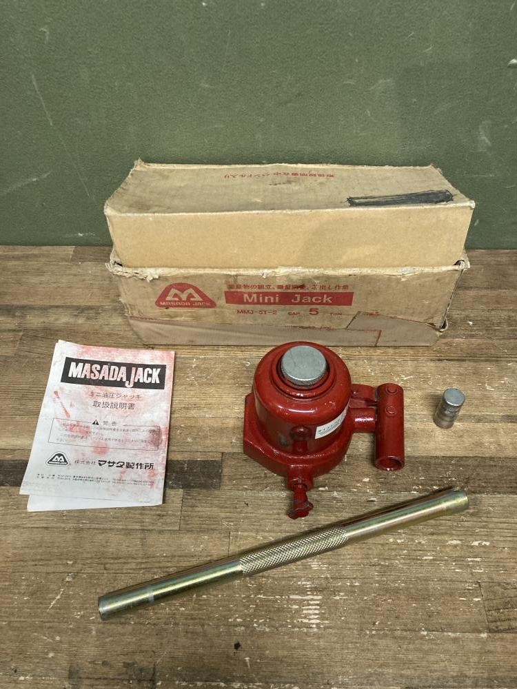 Yahoo!オークション - 020 おすすめ商品 マサダ ミニ油圧ジャッキ MMJ-...