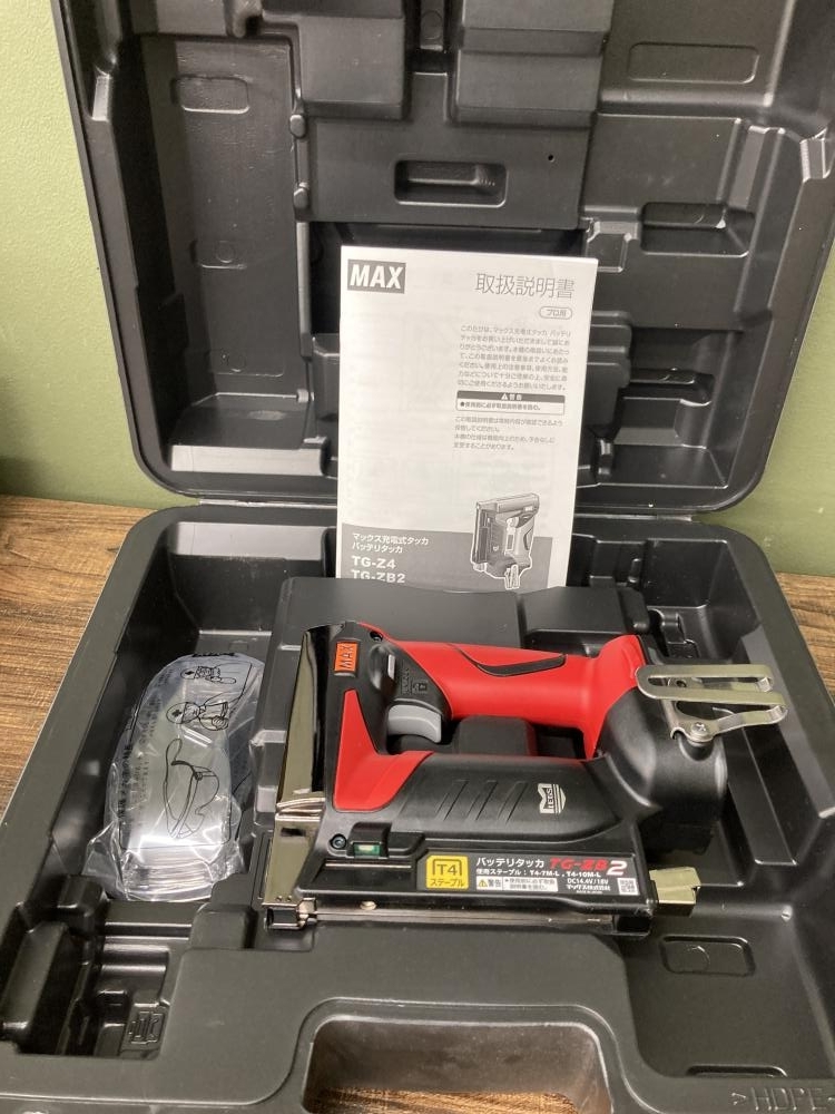 Yahoo!オークション - 022 未使用品 MAX バッテリタッカ TG-ZB2