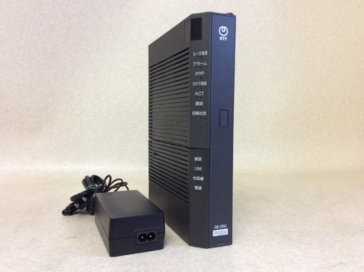 初期化済 NTT GE-ONU PR-S300SE ひかり電話 電源アダプター付き 保証付/当日引取可/大阪発(NTT)｜売買されたオークション情報、yahooの商品情報をアーカイブ公開 ...