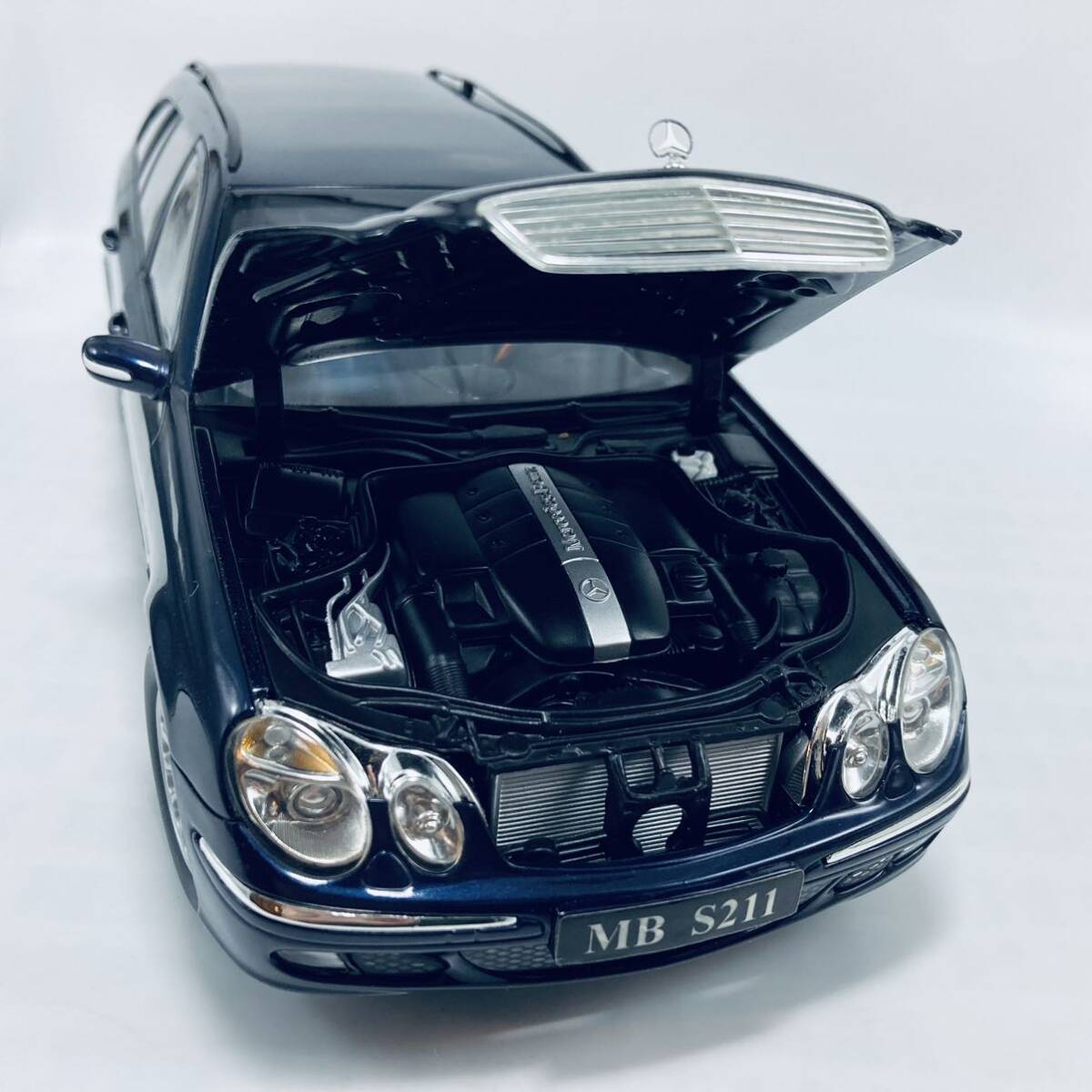 KYOSHO 京商 1/18 S211 MERCEDES BENZ E-Class Wagon BLACK メルセデスベンツ Eクラスワゴン ブラック 外箱無し(乗用車)｜売買された ...