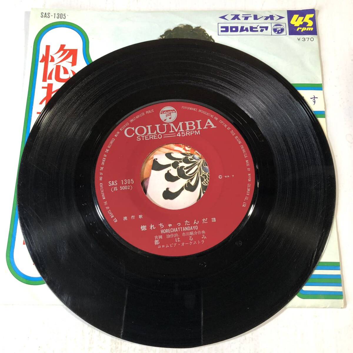 Yahoo!オークション - m911 EPレコード【 惚れちゃったんだョ / 都はる...