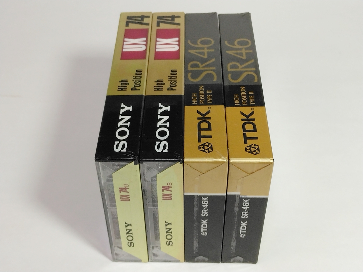 Yahoo!オークション - カセットテープ SONY UX 74 TDK SR 46 ハイポジ ...