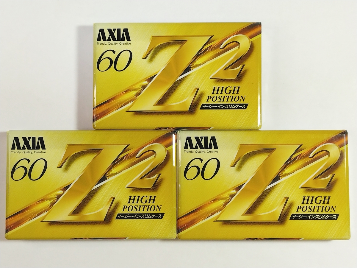 カセットテープ AXIA Z2 60 AXIAハイポジ最高の音 3本セット(記録媒体)｜売買されたオークション情報、yahooの商品情報をアーカイブ公開 - オークファン（aucfan.com）