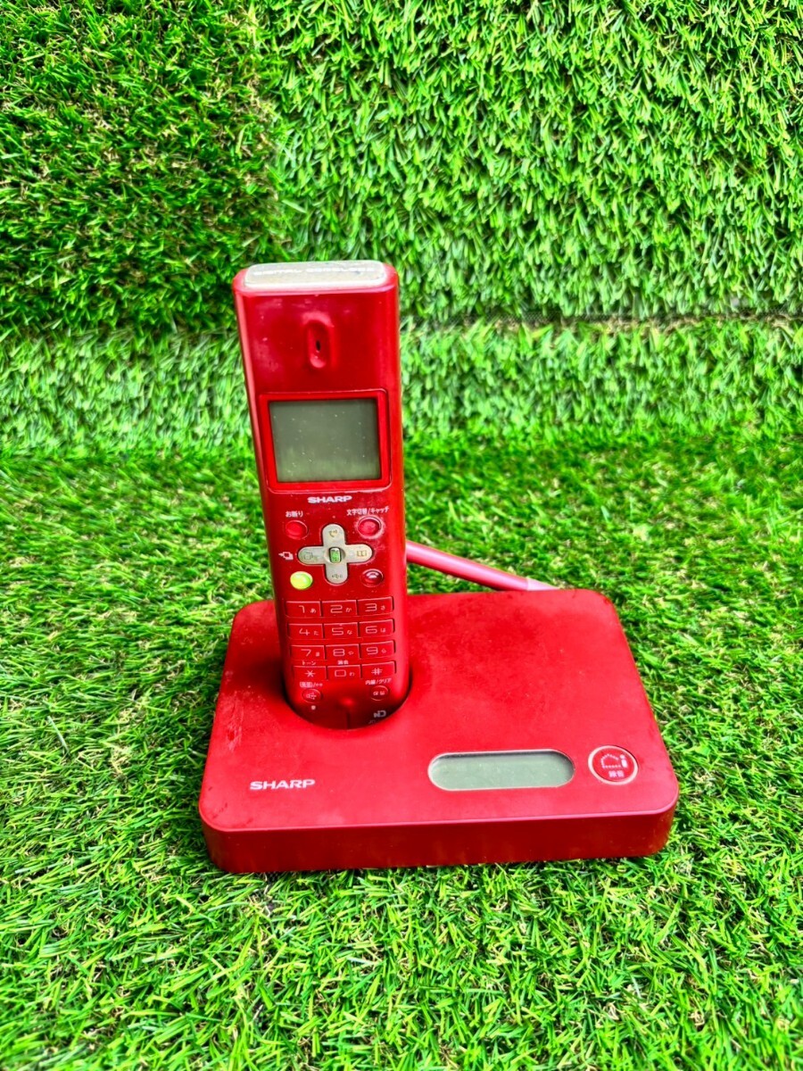 Yahoo!オークション - SHARP シャープ 電話機 電話 JD-S10CL-R デジタ...