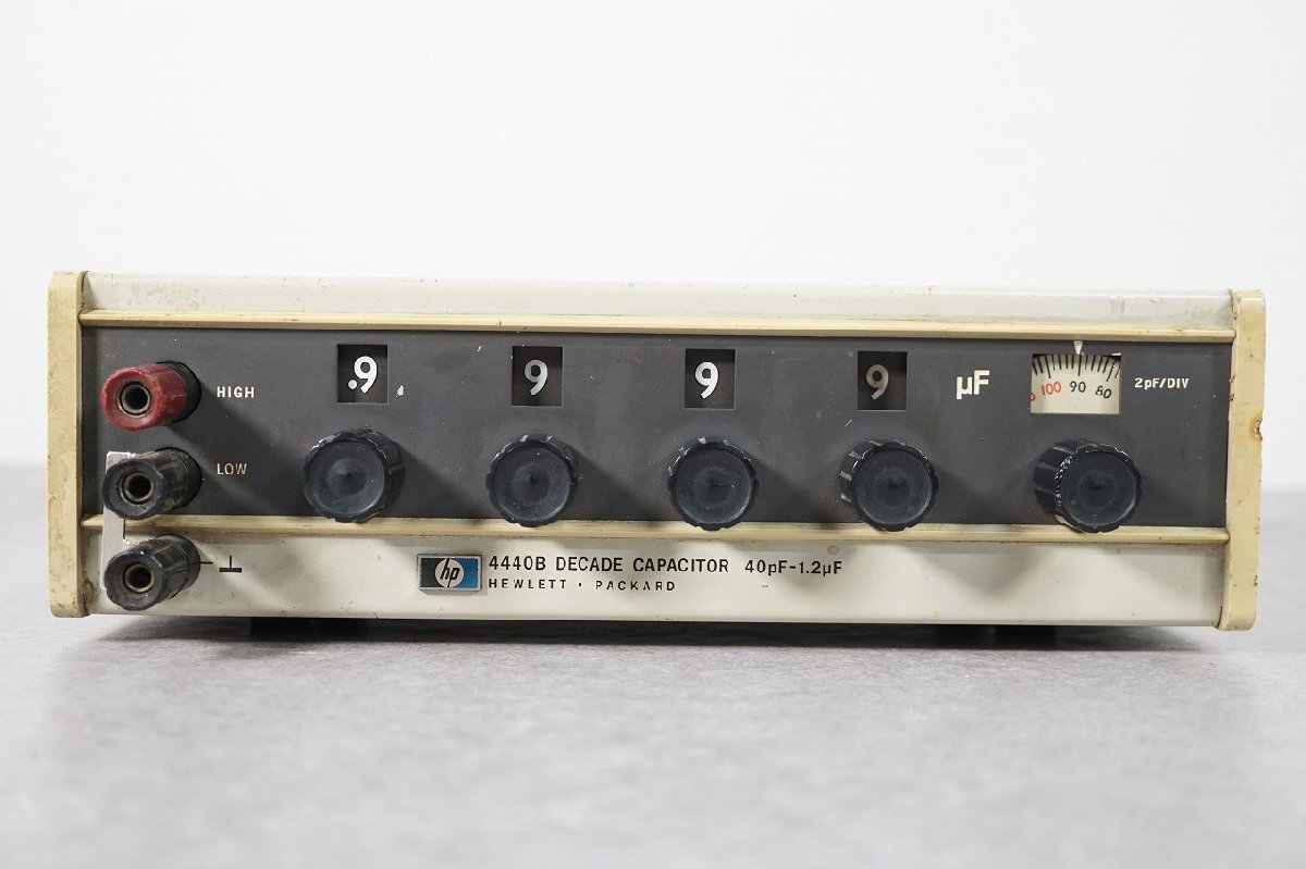 Yahoo!オークション - [NZ][H4616180] hp 4440B DECADE CAPACITOR 40pF...