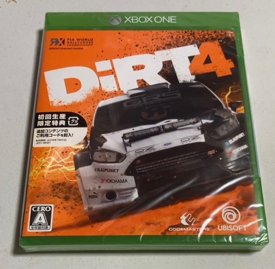 Yahoo!オークション - 未開封 XBOX One DiRT 4
