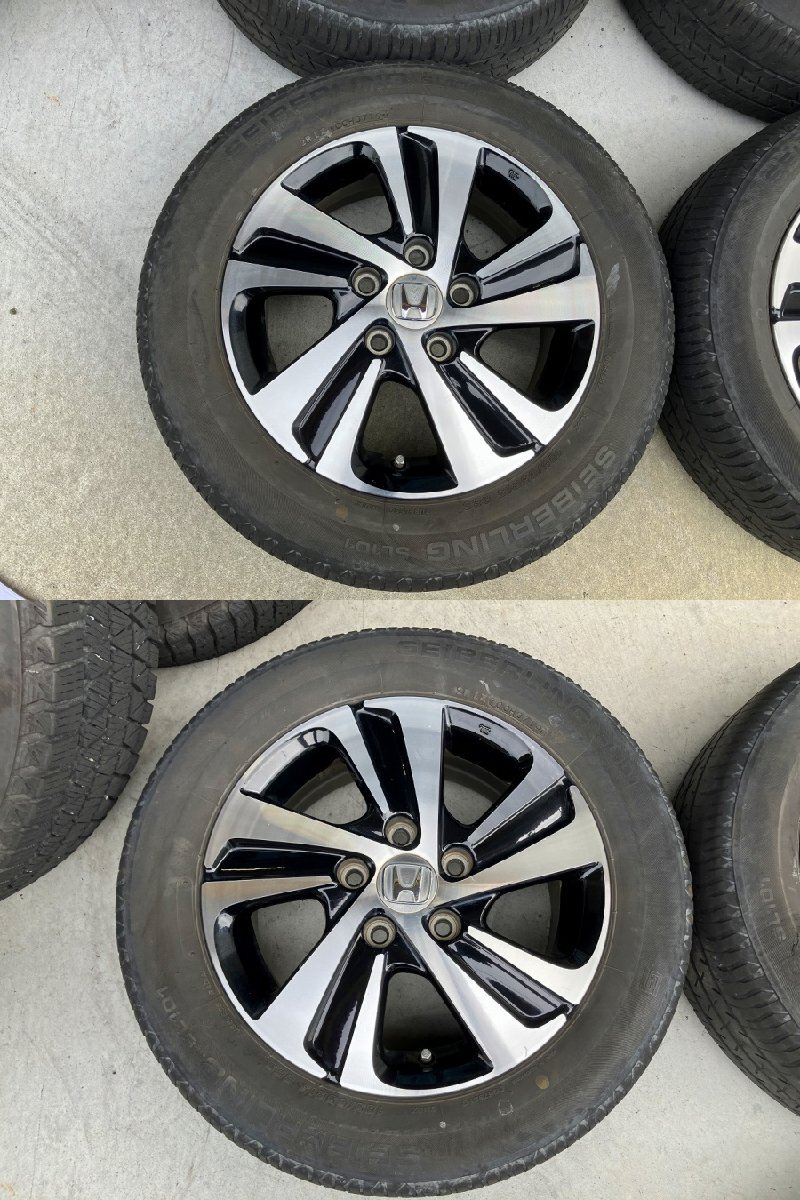 S管理76448 H29 フリード ハイブリッド GB7 ホンダ純正 15インチ アルミ ホイール 5.5J +49 PCD100 5H おまけ程度のタイヤ付(ラジアルタイヤ)｜売買された ...