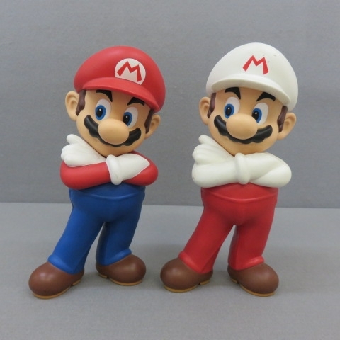 Yahoo!オークション - P321 スーパーマリオ ファイヤーマリオ フィギュ...