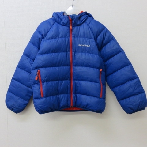 Yahoo!オークション - Y351 モンベル キッズ ダウンジャケット フード ...