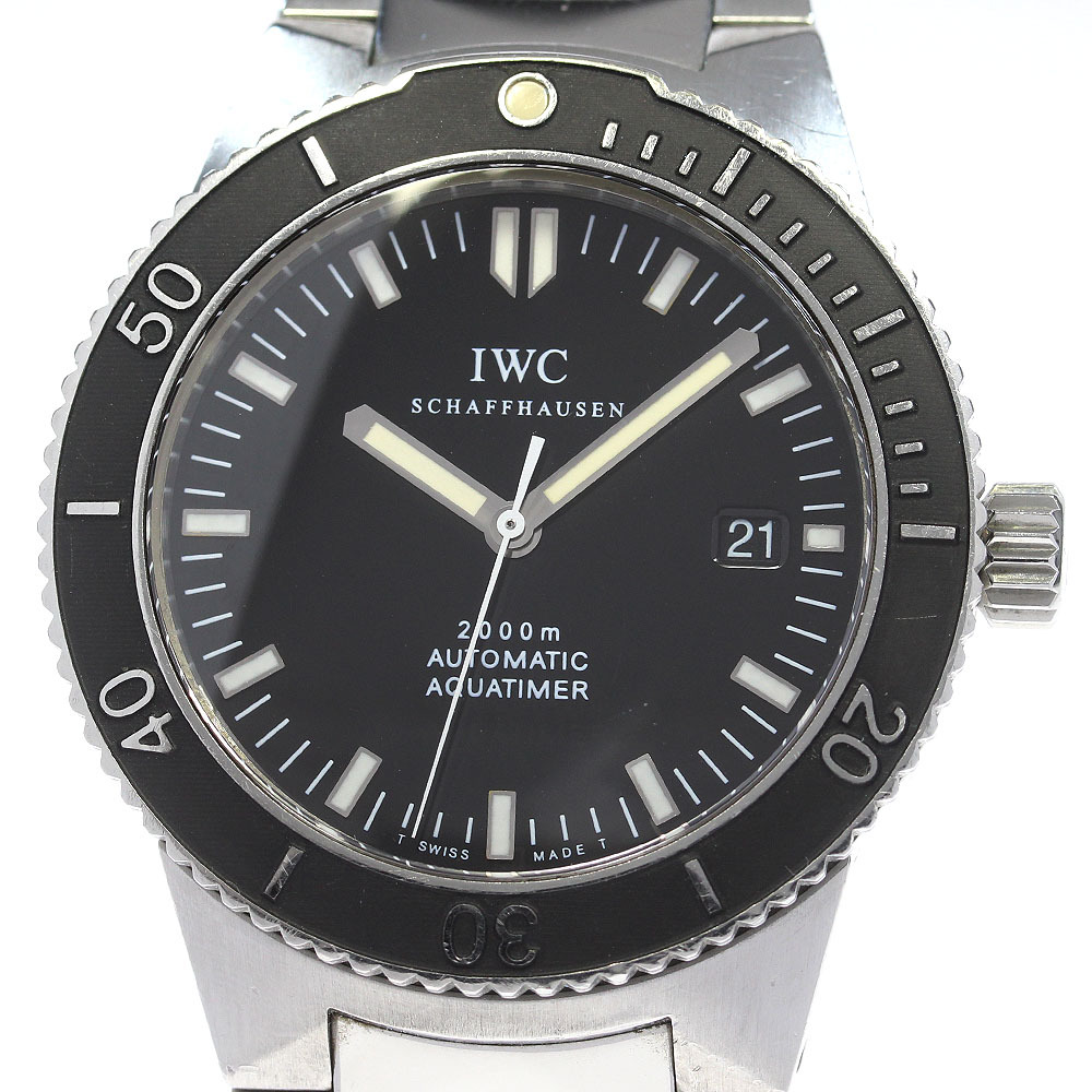 【樂淘letao】日本代購代標第一品牌－IWC SCHAFFHAUSEN IW353602 GST アクアタイマー デイト 自動巻き メンズ _836129