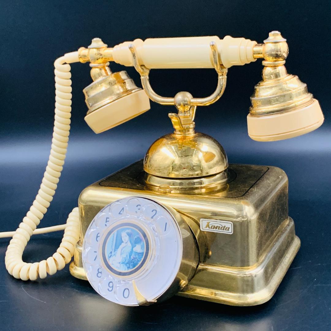 Yahoo!オークション - 昭和レトロ 西洋風電話機 DK-601 X2 Yahoo!オークション - 昭和レトロ 西洋風電話機 DK-601 X2
