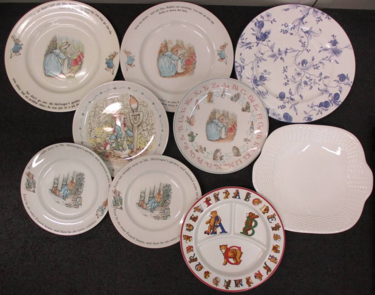 0913-1 ウエッジウッド プレート/皿 おまとめ ピーターラビット/ブループラム/ナンタケット ティファニー アルファベット ベアーズ付(ウェッジウッド)｜売買されたオークション情報 ...
