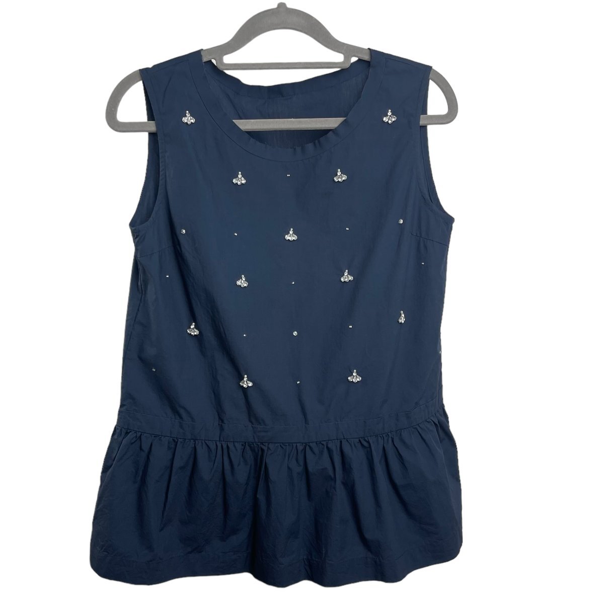 Yahoo!オークション - A941 IENA イエナ ビジュー付き ノースリーブ ペ...