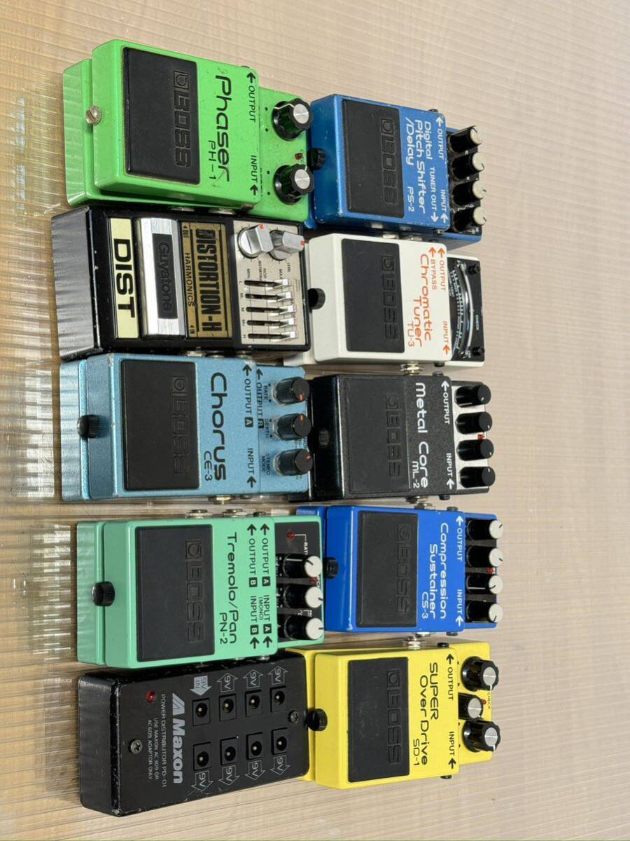 Yahoo!オークション - BOSS ボス マルチエフェクター SD-1 CS-3 PN-2 C...