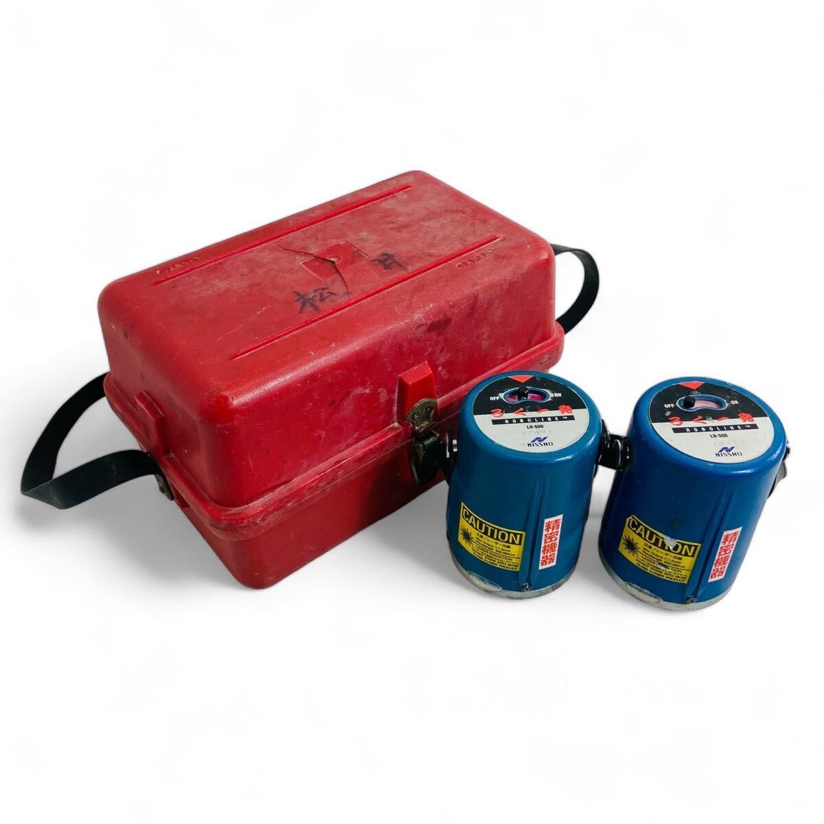 Yahoo!オークション - NISSHO ろく一発 LH-500 2台 ロボライン レーザ...