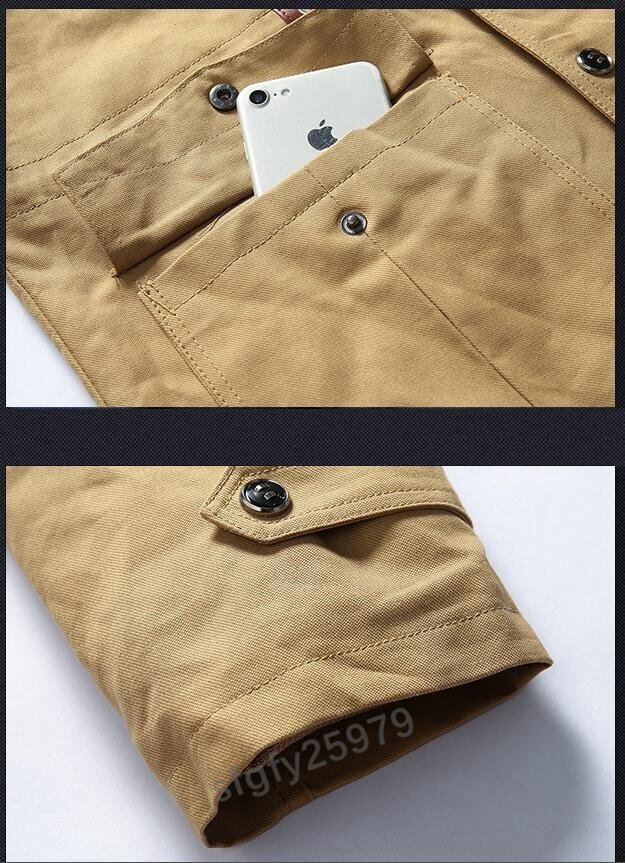 Yahoo!オークション - J143 新品ミリタリージャケットメンズライダース...