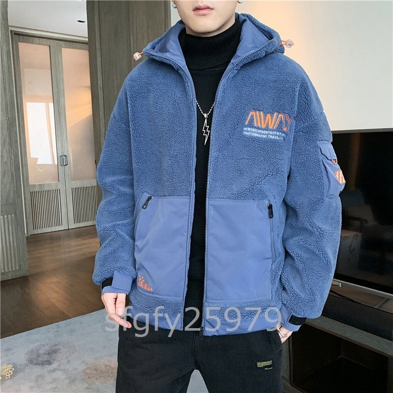 Yahoo!オークション - H63 新品ムートンコート 中綿コート フリースジ...