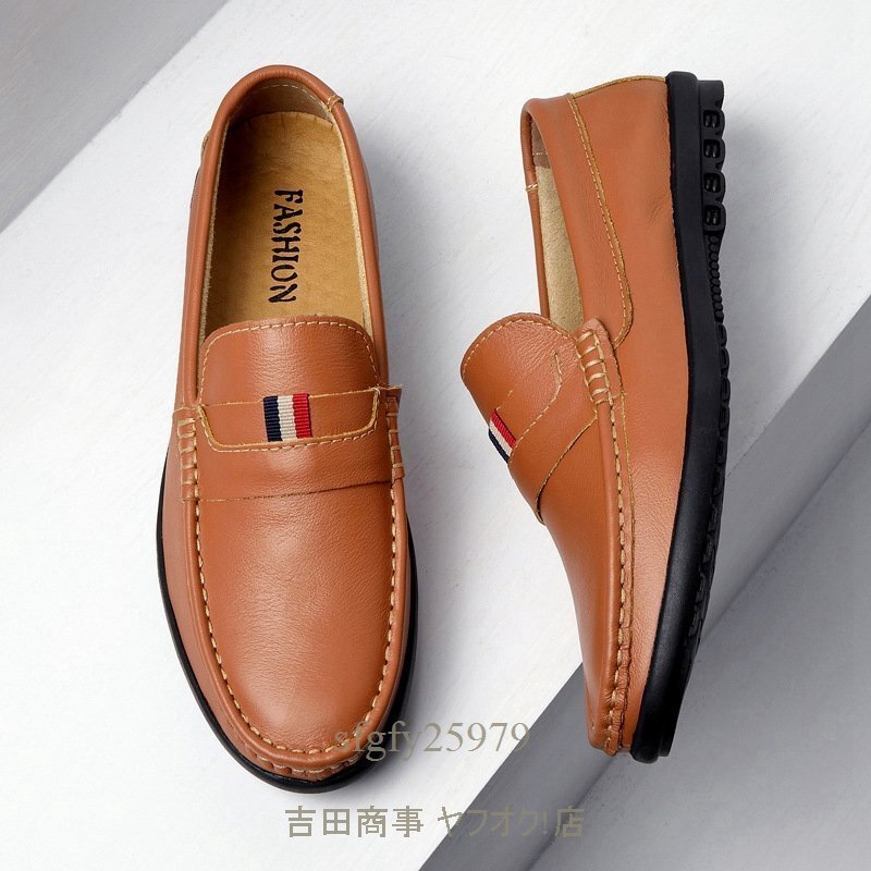 Yahoo!オークション - B0112新品上質 秋冬革靴 防滑 軽量 紳士靴 ドラ...