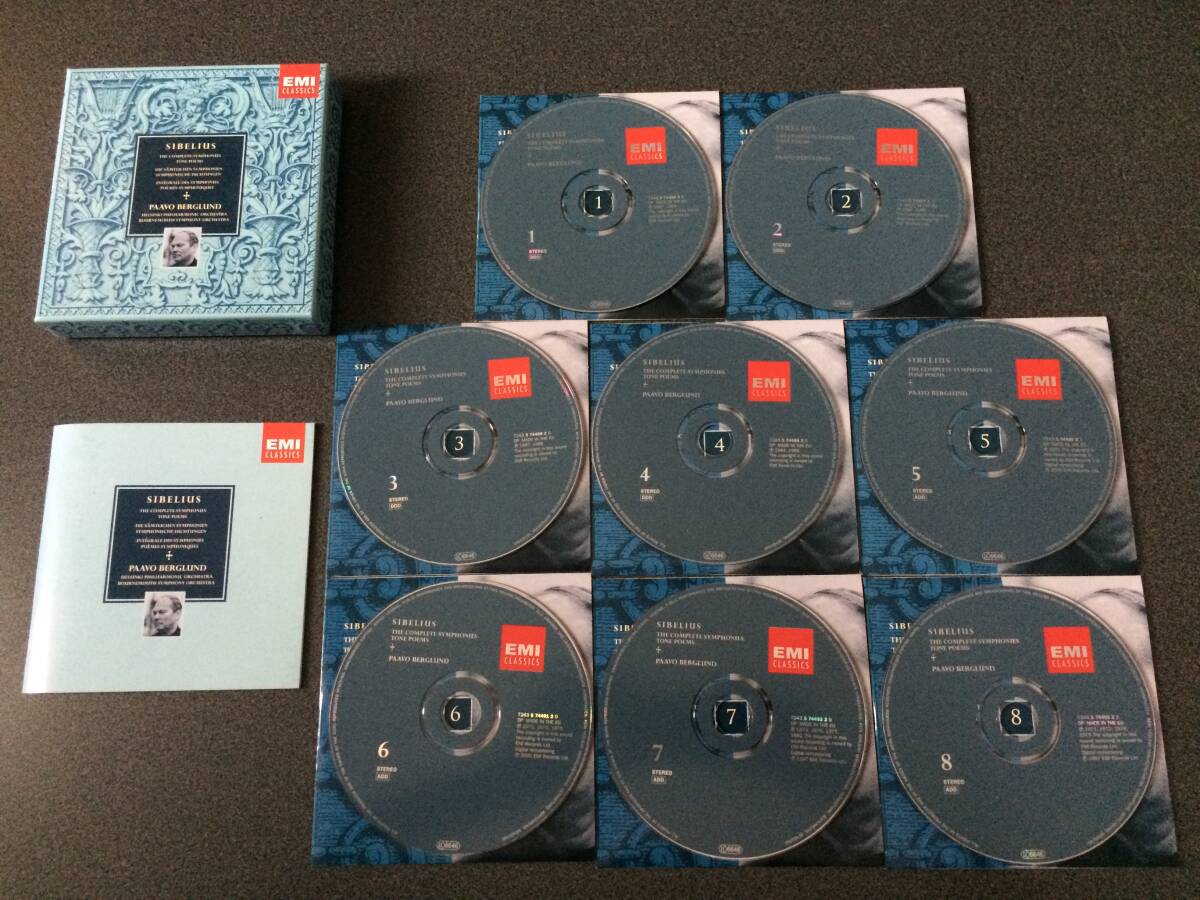 Yahoo!オークション - 【8CD-BOX】シベリウス作品集 ベルグルンド&ヘ...