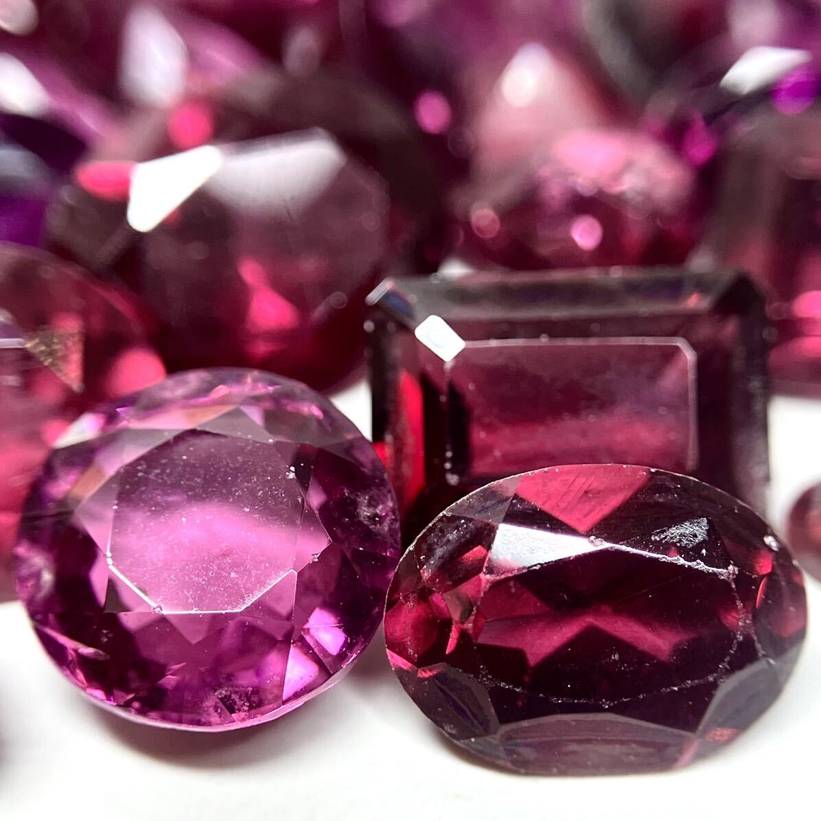 Yahoo!オークション - 天然ガーネットおまとめ 49.5ct s ルース 裸石 ...